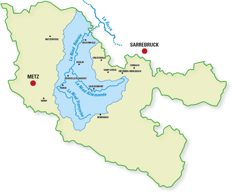 carte-bassin-versant-des-3Nied | Epage des Eaux Vives des 3Nied